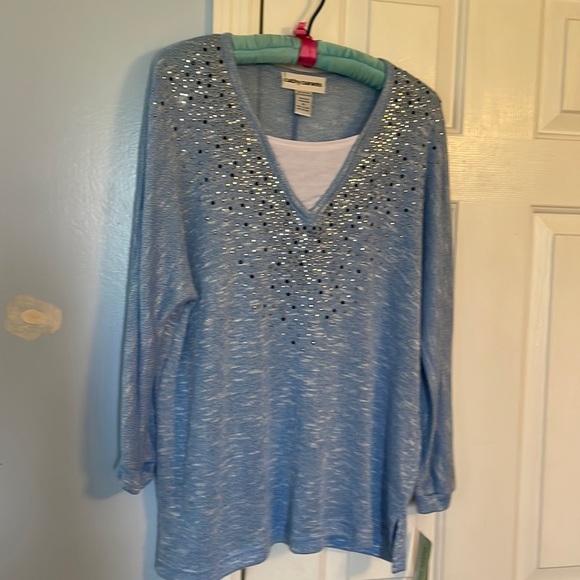 Cathy Daniels | Sweaters | Nice Light Blue Cathy Daniels Sweater Xl ...